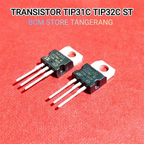1 Set Transistor Tip31c Tip31 C Tip32c Tip32 C St Super Lazada Indonesia