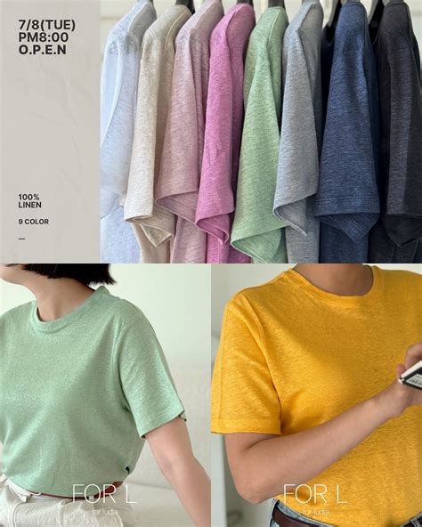 이미나 여름 티셔츠 아직도 고민 중이세요 진짜 괜찮은 티셔츠는 깔별로 쟁여야 매일 아침 옷장 앞에서 헤매지 않아요 저도 애정하고 우리 블레싱 고객님들도 많이