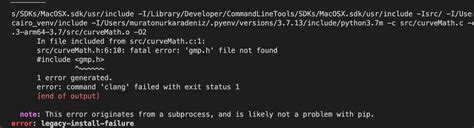 Macos Cairo On M1 Chip Gmph Error Fixed Solition Stack Overflow