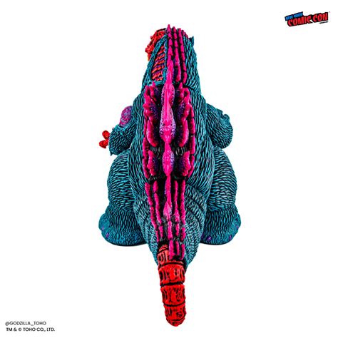 Godzilla Designer Vinyl Figure By James Groman Psychedelic Variant