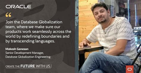 oracle on linkedin join oracle s database globalization team as a