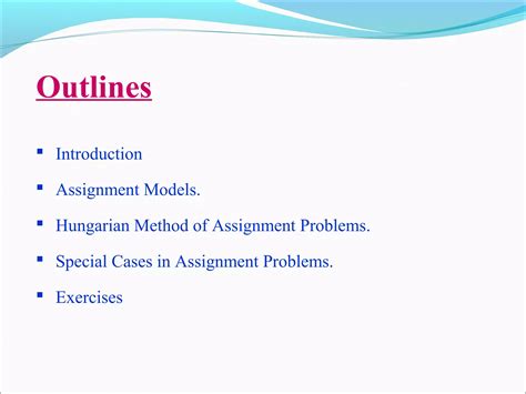 Transportation Model And Assignment Model Ppt