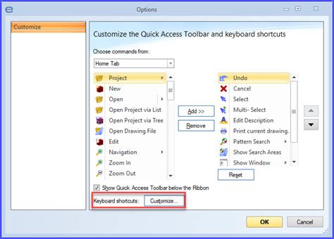 Keyboard Shortcuts ETakeoff