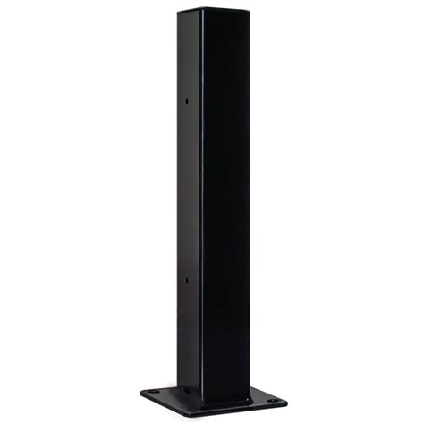 Outdeco 18 Galvanized Steel Wall Extension Post Black And Reviews Wayfair