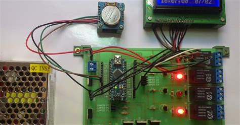 automation shield temporizador com rtc ds1307 e lcd automação livre