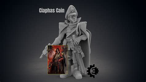 👫 Ciaphas Cain Fanart Miniature・ 3d File For 3d Printing・cults