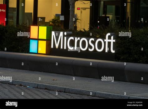 The German Headquarters Of Microsoft In Munich Microsoft Is The Second Largest Market