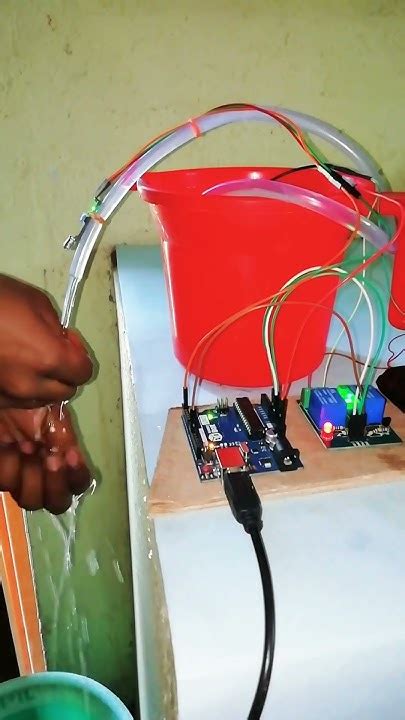 automatic water project using ir sensor with arduino arduinoproject youtube