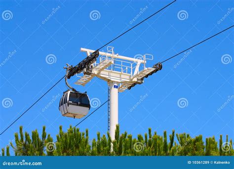 Passenger Ropeway Stock Image Image Of Distant Lift 10361289