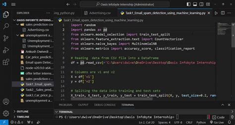Ankush Dwivedi On Linkedin Oasisinfobyte Oasisinfobyteinternship