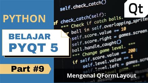 Python Pyqt5 Part 9 Qformlayout Tutorial Belajar Python Gui Pyqt5