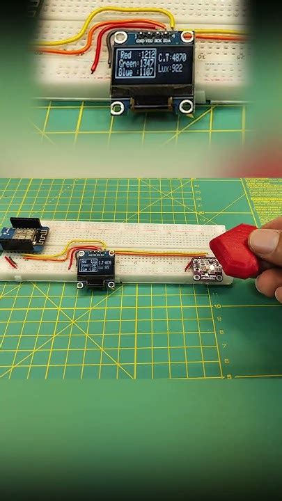 Sensor Color Tcs34725 Tcs34725 Arduino Tcs34725 Color Meter Wemos Tsc34725 Arduinodiy