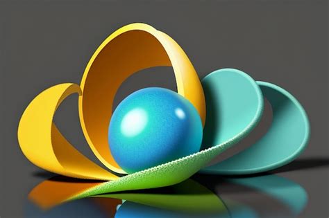 Premium Photo 3d Rendering Abstract Art Work Colorful Props Character Design Wallpaper Background