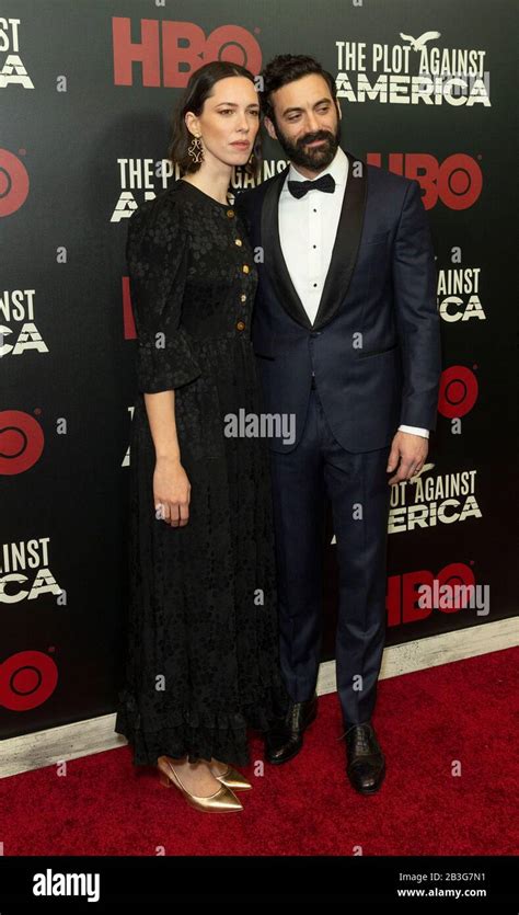 New York Ny March 4 2020 Rebecca Hall And Morgan Spector Attend
