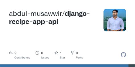 Django Recipe App Api Gitignore At Main Abdul Musawwir Django Recipe App Api GitHub
