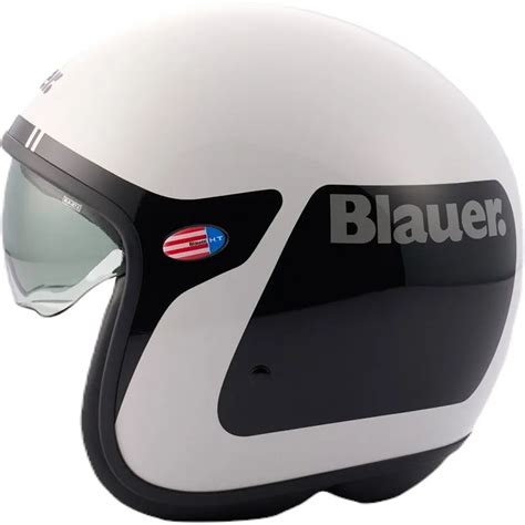 Casco Jet Blauer Pilot 06 Go