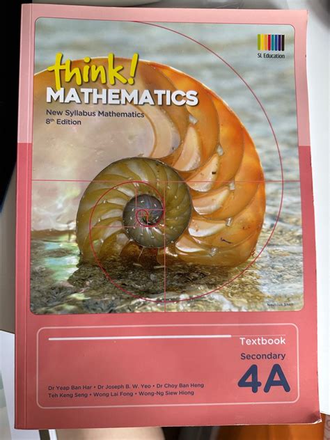 Think Mathematics 4a B Hobbies And Toys Books And Magazines Textbooks