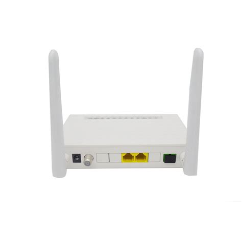 1GE 1FE Ports Zte Gpon Onu FTTH Gpon XPON With WIFI Dual Attennas