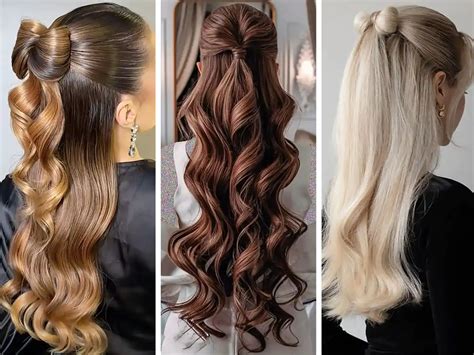 شینیون مو باز دخترانه مدل شینیون باز جدید مخصوص موهای متوسط و بلند