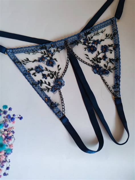 Open Crotch Panties Hot Lingerie Extreme Open Crotch Thong Floral