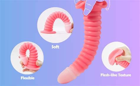 75 Inch Silicone Dildo Soft Anal Dildo With Suction Cup