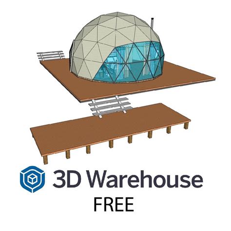 Domo Geodesico Para Sketchup Free Geodesic Dome Scenic Design