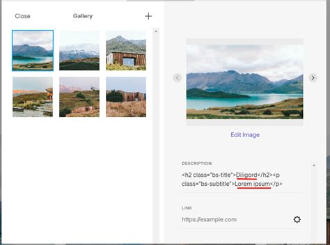 Customization Gallery Hover Effect Sliding Caption Customize With