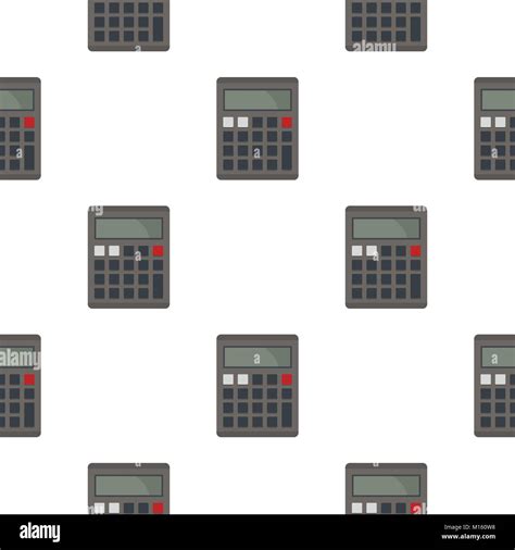 Grey Electronic Calculator Pattern Seamless Stock Vector Image And Art Alamy