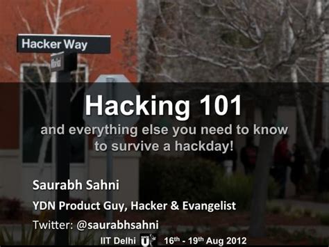 Hacking 101 Ppt