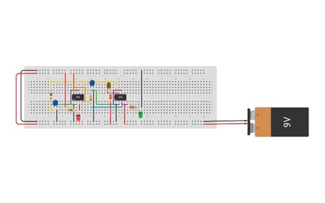 Circuit Design Traffic Signal 555 Timer Tinkercad