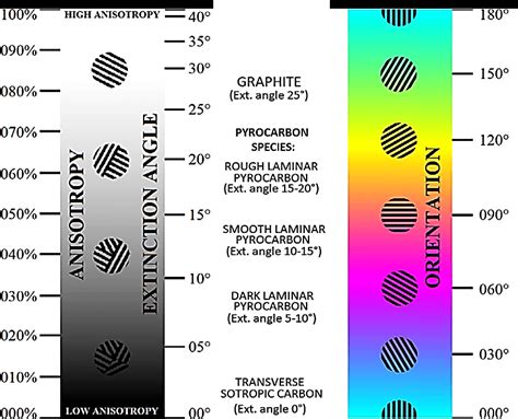 2 2 Scaled Anisotropy Grayscale And Orientation Colored Map With