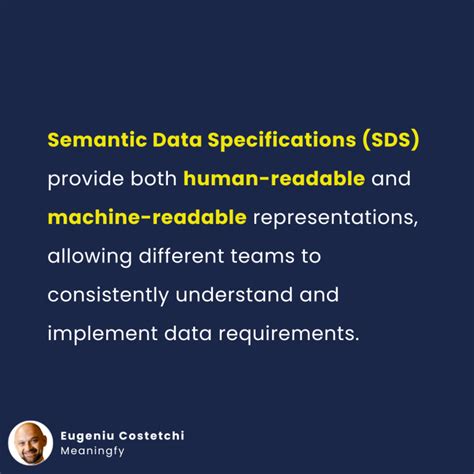Semantic Data Specifications Comprise Artefacts A Practical Framework