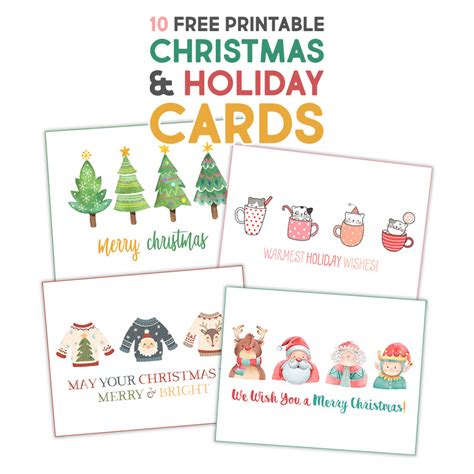 Free Printable Happy Holidays Greeting Cards Free Printable A Z