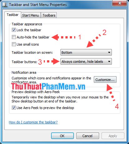 How To Customize The Taskbar In Windows Change The