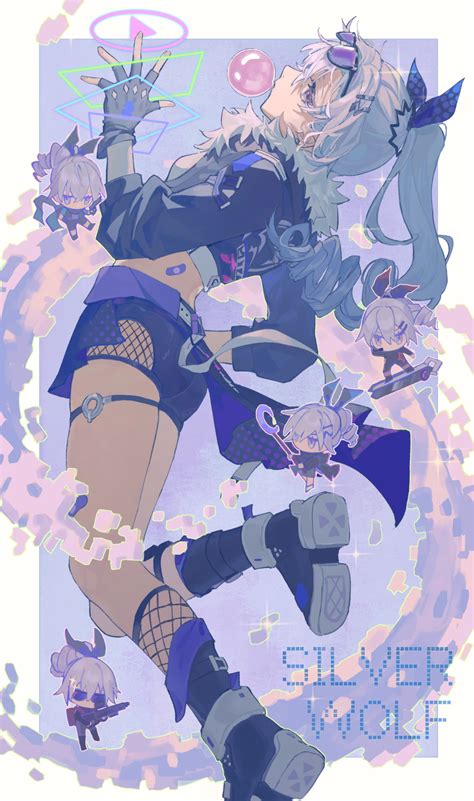 Silver Wolf Honkai And More Drawn By Zhao Yi Danbooru