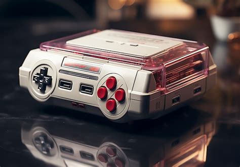 Premium Photo Old Game Console Vintage Style Ai Generative
