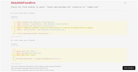 Material Demo Codesandbox