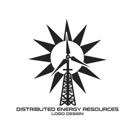 Premium Vector Distributed Energy Resources Vector Logo Design