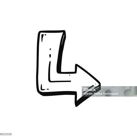화살표 키 손으로 그린 낙서 요소를 입력합니다 스케치 선 검은색에 대한 스톡 벡터 아트 및 기타 이미지 검은색 그리기 낙서 드로잉 Istock