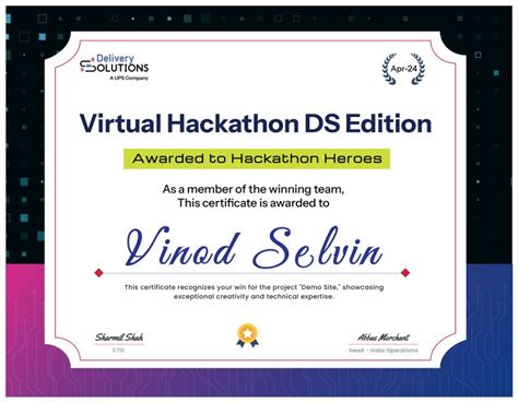 hackathonwin innovation teamwork demosite techcommunity… vinod