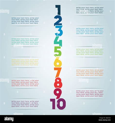 Numbered Steps 3 Stock Vector Image And Art Alamy