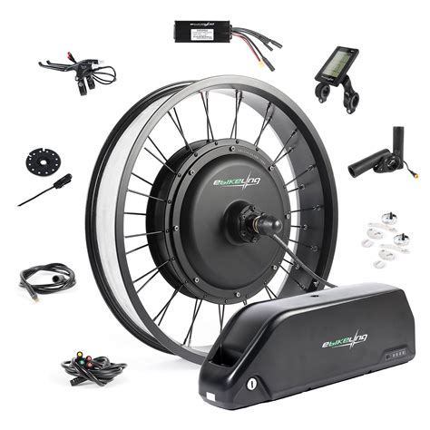 Ebikeling 48v 1200w Ebike Conversion Kit With Battery 48v 20ah Bull Shark Electric Bike