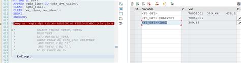 Access Contents Of Field Symbol Table Type Generic SAP Community