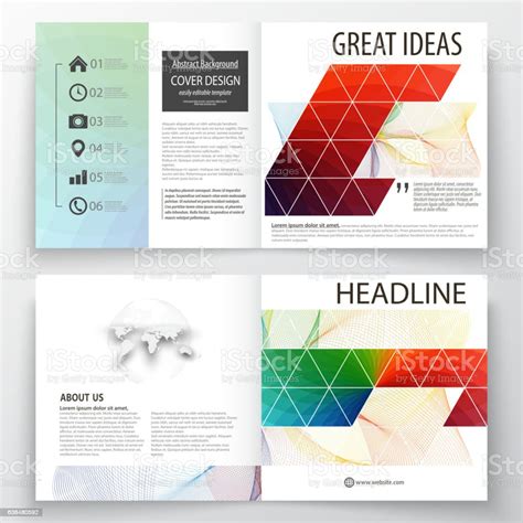 스퀘어 바이 폴드 브로셔 잡지 전단지 소책자를 위한 비즈니스 템플릿 0명에 대한 스톡 벡터 아트 및 기타 이미지 0명 2단 브로슈어 공란 Istock