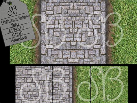 Second Life Marketplace Sb 3 Seamless Path Grass Textures