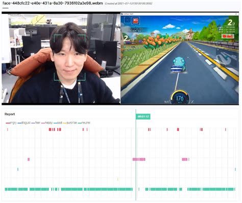 Screen Replaying The Facecam Gameplay And Facial Analysis Results Download Scientific