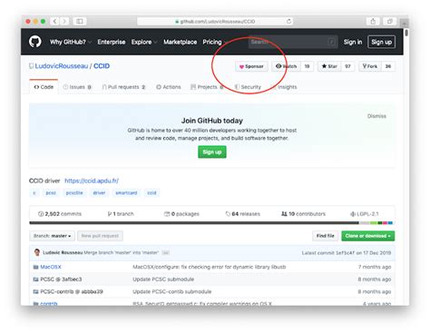 github sponsors ludovic rousseau s blog