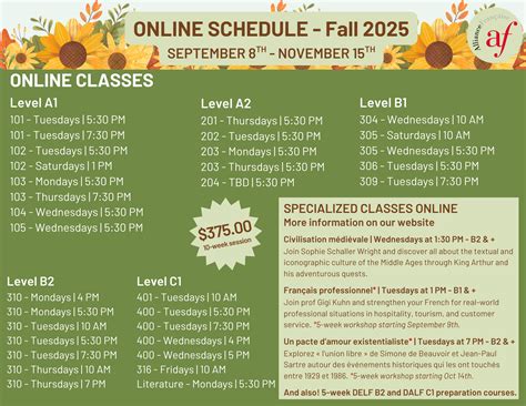 Alliance Française De Philadelphie Step 2 Schedule