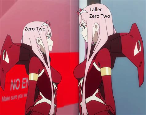 Smaller Zero Two Hmmmm R Animemes
