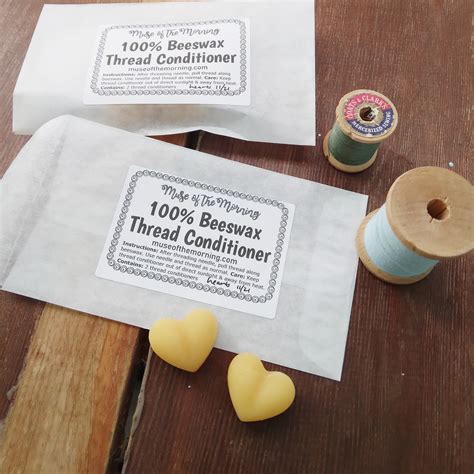 Beeswax Thread Conditioner Muse Of The Morning Pdf Sewing
